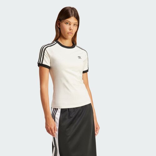 Футболка спортивная adidas Originals, размер S INT, белый, черный