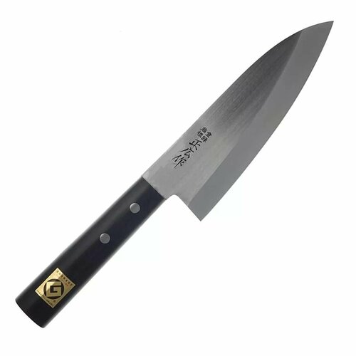 Нож Дэба 165мл односторонняя заточка, сталь MBS-26, HRC 58-59, рук. Plywood - MASAHIRO