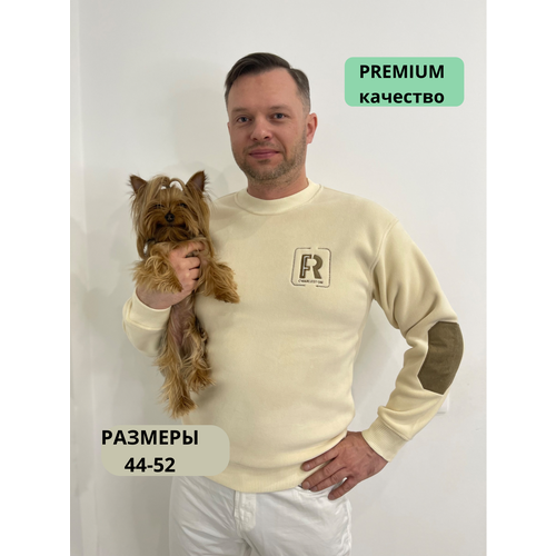 Свитшот FEEL LIFE, размер L, бежевый