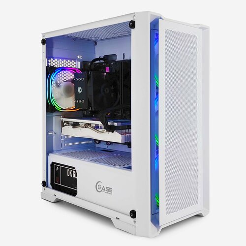 Игровой PC юкомс Ryzen 3 3200G, RX 580 8GB, SSD 2TB, 16GB DDR4, БП 450W, win 10 pro, White game case