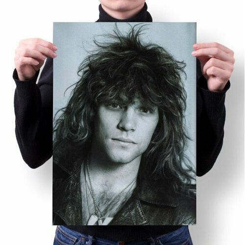 Плакат Bon Jovi, Бон Джови №6, А4 (29-21 см)