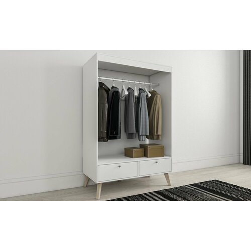 Шкаф для одежды открытый Комфорт Нордик 13 Белый