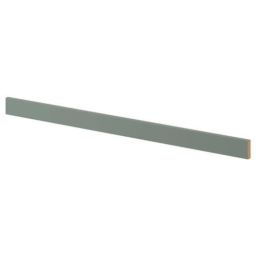 Планка декоративная закругленная, серо-зеленый 221 см IKEA BODARP 004.356.82