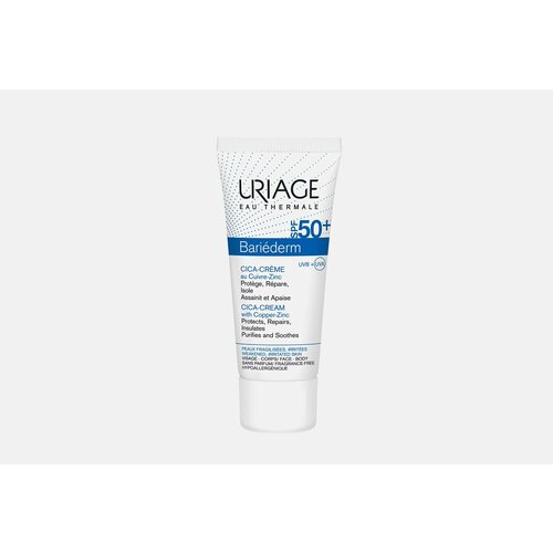 Крем с медью и цинком spf50+ bariederm cica-cream