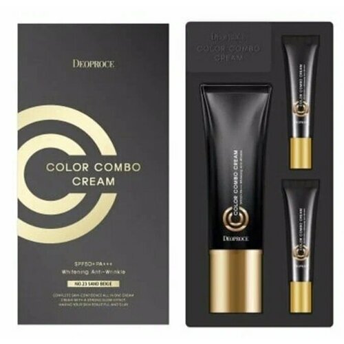 Набор СС кремов Deoproce Color Combo Cream Special Set, SPF 50+ PA+++, №21, 40 гр + 2 х 5 гр