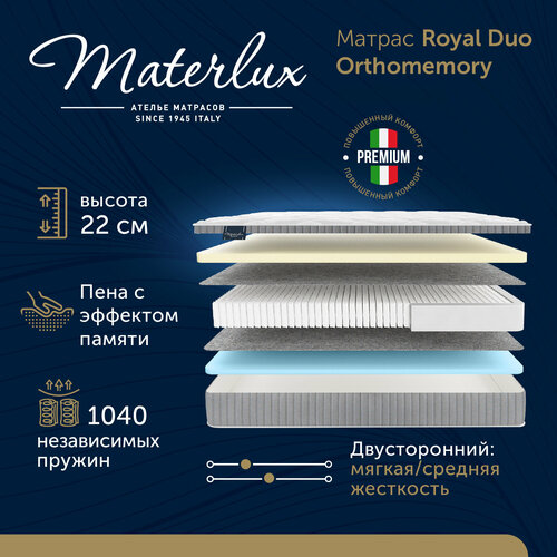 Матрас Materlux Royal Duo Orthomemory 75х190