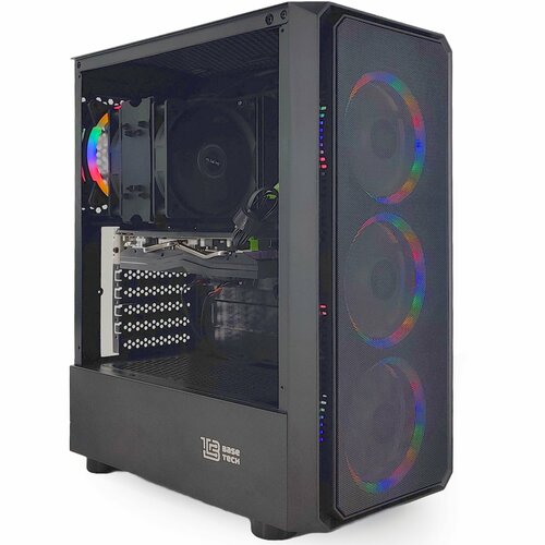 Игровой PC юкомс Ryzen 7 7700, RX 6600 8GB, SSD 480GB, 32GB DDR5, БП 500W, win 10 pro, Black game case