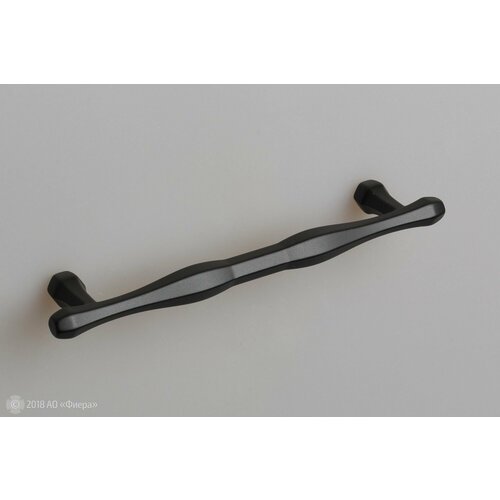 WMN815 мебельная ручка-скоба 128 мм черный матовый, 2 шт