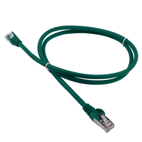 Патч-корд RJ45 - RJ45, 4 пары, FTP, категория 5е, 7 м, зеленый LSZH, LANMASTER LAN-PC45/S5E-7.0-GN