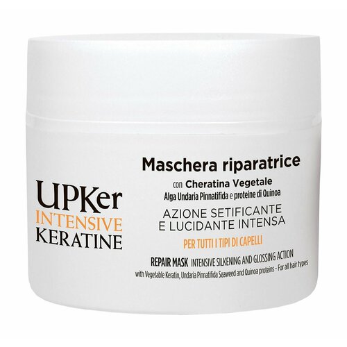 Восстанавливающая маска для гладкости волос с кератином Guam Upker Intensive Keratine Repair Mask