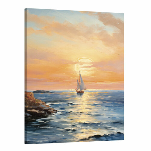 Интерьерная картина 50х70 "Морская живопись"