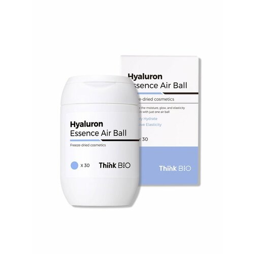 Think Bio Сублимированная гиалуроновая эссенция в форме шарика Hyaluron Essence Airball Vegan, 30x27 мг