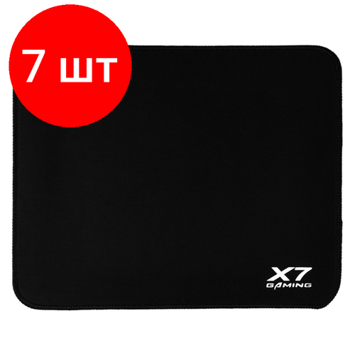 Комплект 7 штук, Коврик для мыши A4Tech X7 Pad X7-200MP черный 250x200x3мм