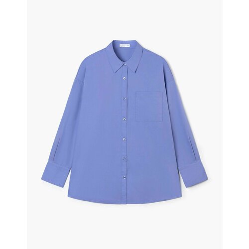 Рубашка  Gloria Jeans, размер XXS/158-XL/170, фиолетовый, голубой