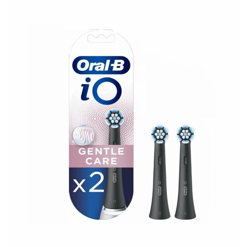 Сменные насадки для зубных щеток Oral-B iO Gentle Care, черная 2 шт.