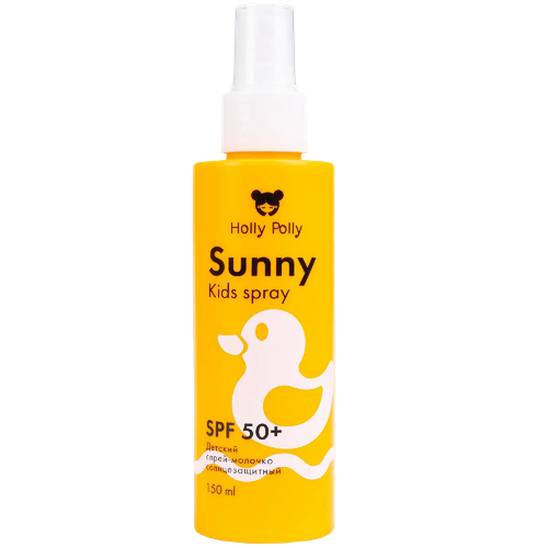 Holly Polly Sunny Спрей-молочко солнцезащитный для детей SPF50+ водостойкий 3+ 150 мл 1 шт