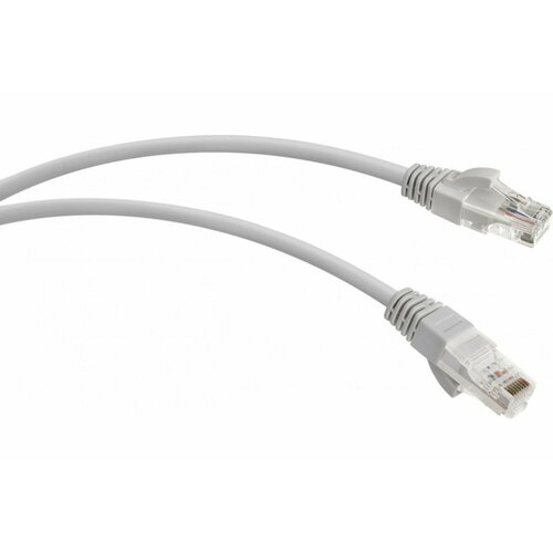 Патч-корд WRline WR-PC-RJ45-FTP-5E-0.3-GY F/UTP, категория 5е, 2xRJ45, экранированный, серый, LSZH, 0.3м 520162