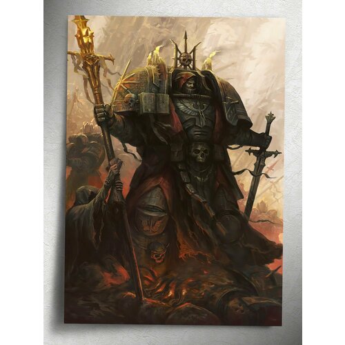 Постер: Астартес (Темные Ангелы, Вархаммер 40000, Warhammer), на А5