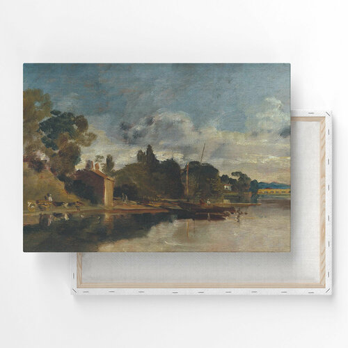 Картина на холсте, репродукция / Уильям Тёрнер - The Thames near Walton Bridges / Размер 30 x 40 см