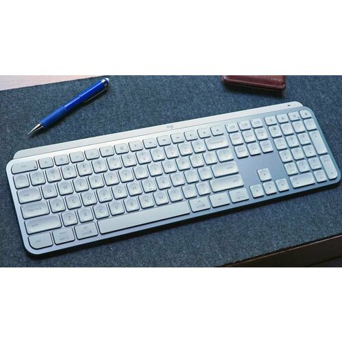 Беспроводная клавиатура Logitech MX Keys S , белый, с русской раскладкой - гравировкой с сохранением подсветки клавиш