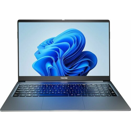 Ноутбук TECNO MegaBook T1 (T15AA) 15.6" (1920х1080) IPS/Intel Core i5 12450H/16GB LPDDR4/512GB SSD/Intel UHD/Windows 11, grey (4894947012129)