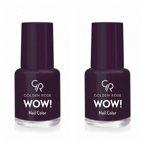 Golden Rose Лак для ногтей Wow! Nail Lacquer, тон 063, 6 мл, 2 штуки