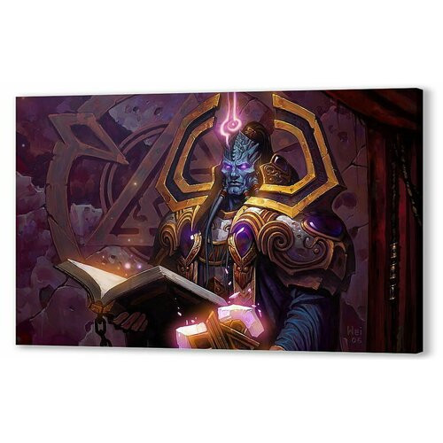 Плакат, постер на бумаге World Of Warcraft: The Burning Crusade. Размер 21 х 30 см