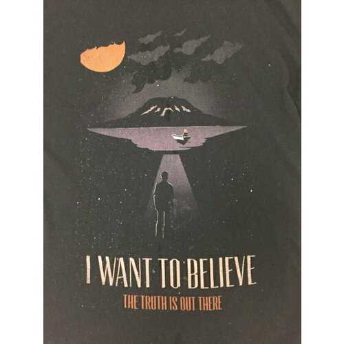 Плакат, постер на бумаге I Want to Believe: The truth is out there/Я хочу верить/искусство/арт/абстракция/творчество. Размер 21 х 30 см