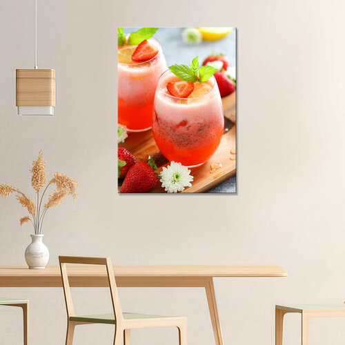Картина/Картина на холсте для интерьера/Картина на стену/Картина для кухни/ - Летний коктейль 40х60