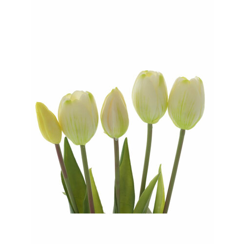 Искусственный цветок 5 шт Тюльпан 38 см