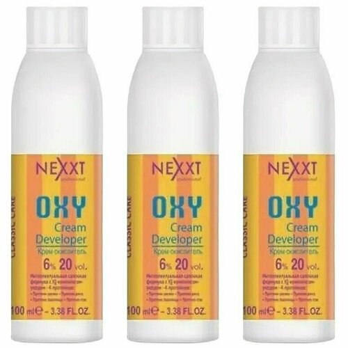 Крем-окислитель для волос Nexxt, Oxy Cream Developer, 6%, 100 мл, 3 уп.