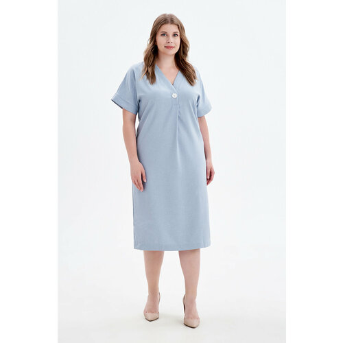Платье Olsi, размер 58, голубой