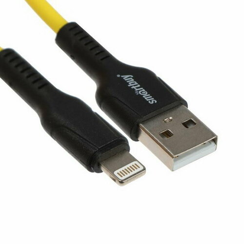 Кабель S21, Lightning - USB, 2.4 А, 1 м, зарядка + передача данных, желтый