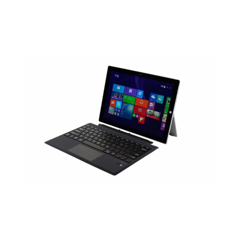 Съемная клавиатура/док-станция/база MyPads для планшета Microsoft Surface Pro 7/ Surface 7+ Plus (2021) черного цвета + русские клавиши