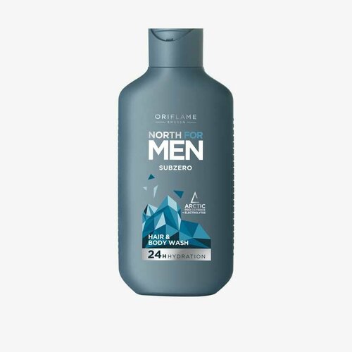 ORIFLAME Шампунь для волос и тела North For Men Subzero для мужчин, 250мл