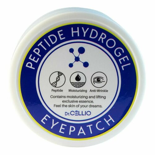 Dr.Cellio Гидрогелевые патчи с пептидами Peptide Hydrogel Eye Patch