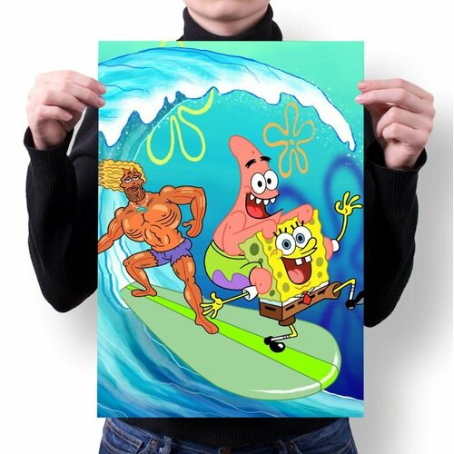 Плакат Губка Боб, SpongeBob №12, А2