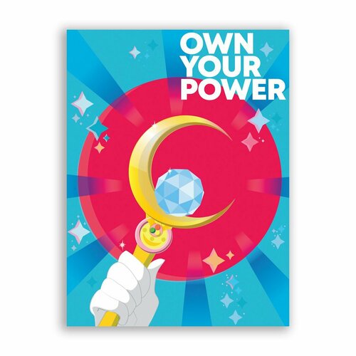 Постер, плакат на бумаге / Own Your Power - Сейлор Мун / Размер 30 x 40 см
