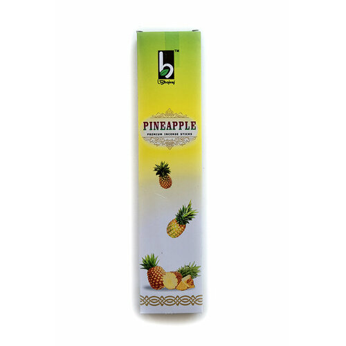 PINEAPPLE Premium Incense Sticks, Bhojraj (ананас премиальные благовония, Бходжрадж), 18 г.