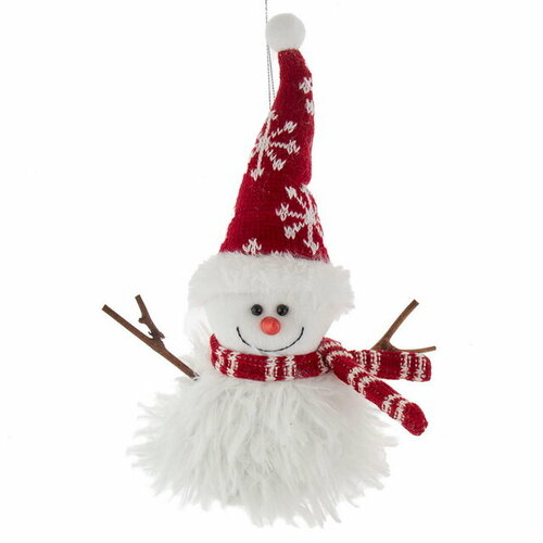 Kurts Adler Елочная игрушка Снеговик Гэрри - Snow Party 22 см, подвеска D4208