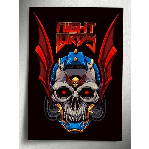 Постер: Night Lords (Вархаммер 40000, Warhammer), на А5