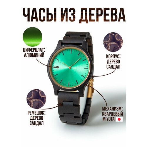 Наручные часы Timbersun Night Emerald, черный