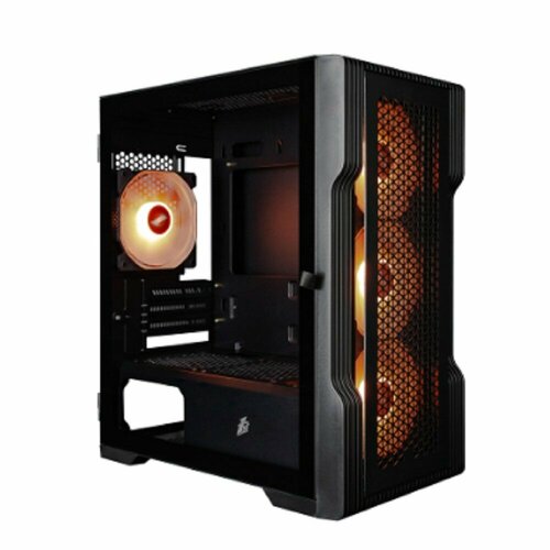 1STPLAYER Корпус TRILOBITE T3 ARGB Black mATX 4x 120mm ARGB fans inc. T3-BK-4F2 AP