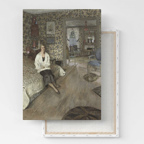 Картина на холсте, репродукция / The countess Marie-Blanche / Эдуар Вюйар / Размер 60 x 80 см