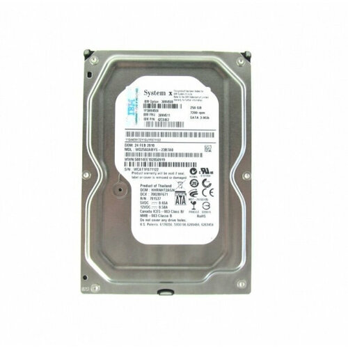 Жесткий диск IBM 250GB 7.2K SATA Simple Swap 39M4511