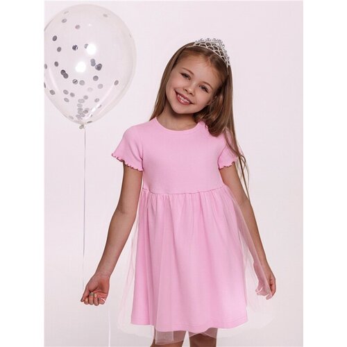 Платье Апрель, размер 56-110, розовый
