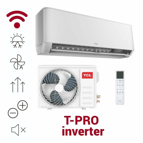 Кондиционер сплит система Инвертор с WiFi управлением, ТСL TPRO TAC-TP18INV/R (комплект)