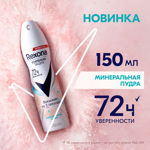 Антиперспирант женский спрей Rexona Минеральная пудра 150 мл