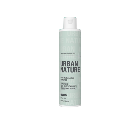 Urban Nature GIVE ME BALANCE SHAMPOO Шампунь для интенсивного очищения волос, 250 мл