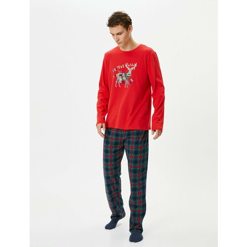 Пижама KOTON, размер XS, бордовый